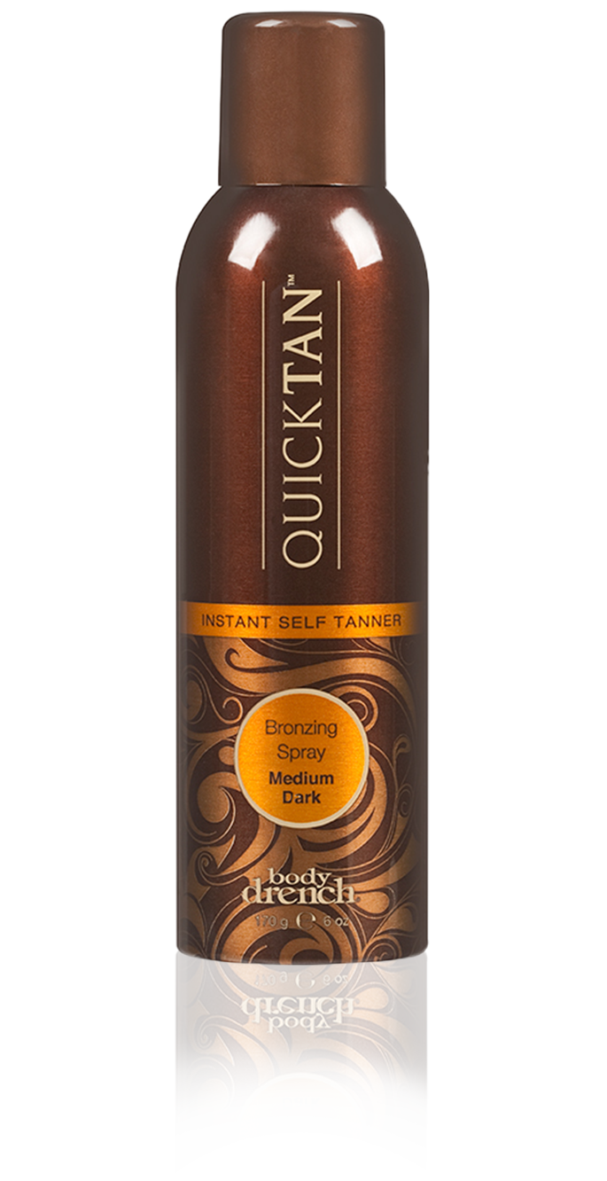 Instant Self Tanner Bronzing Spray Medium/Dark | Quick Tan - Body Drench